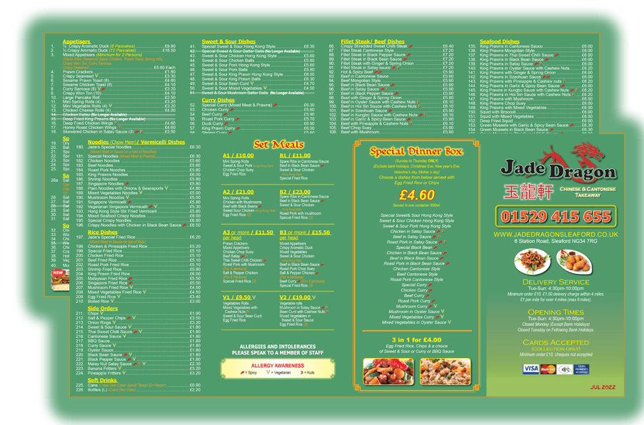 Jade Dragon Sleaford