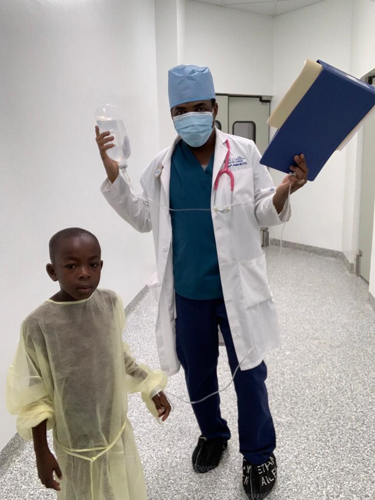 Jules’ mother came to our hospital