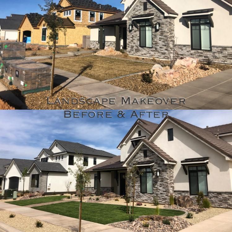 Landscaping Before & After | The Yard Dr. | St. George, UT