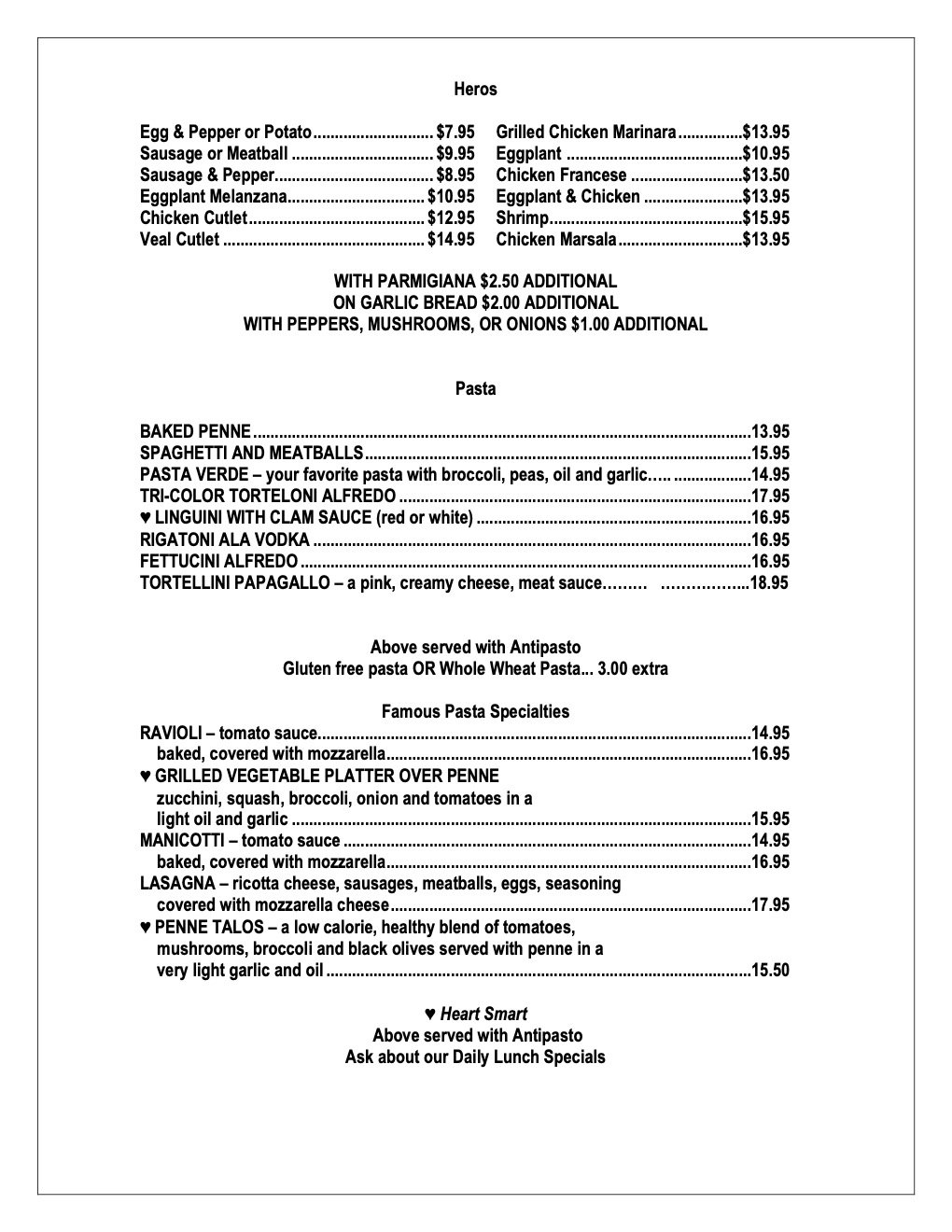 Lunch - Piccolo Ristorante - Bellmore, NY