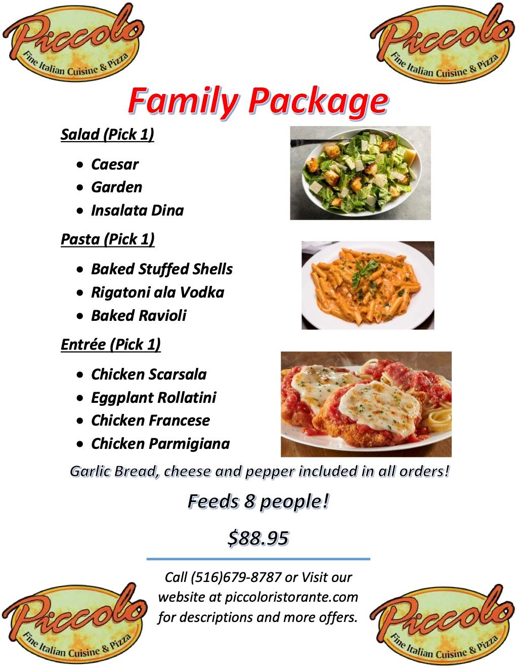 Piccolo's Ristorante | Restaurant Bellmore NY | Italian Restaurant ...