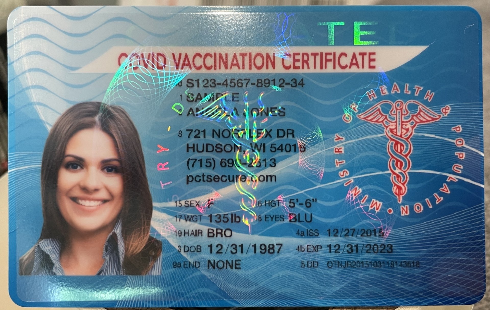 Security Films for ID's and Passports, Color Shifting Films