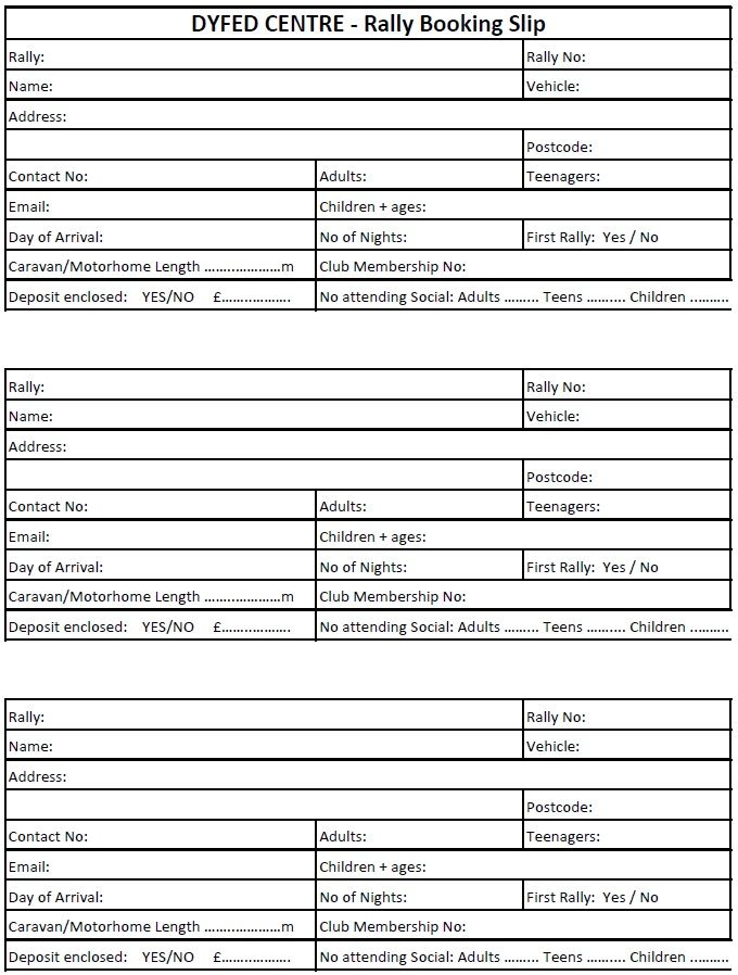 2025 Rally Programme