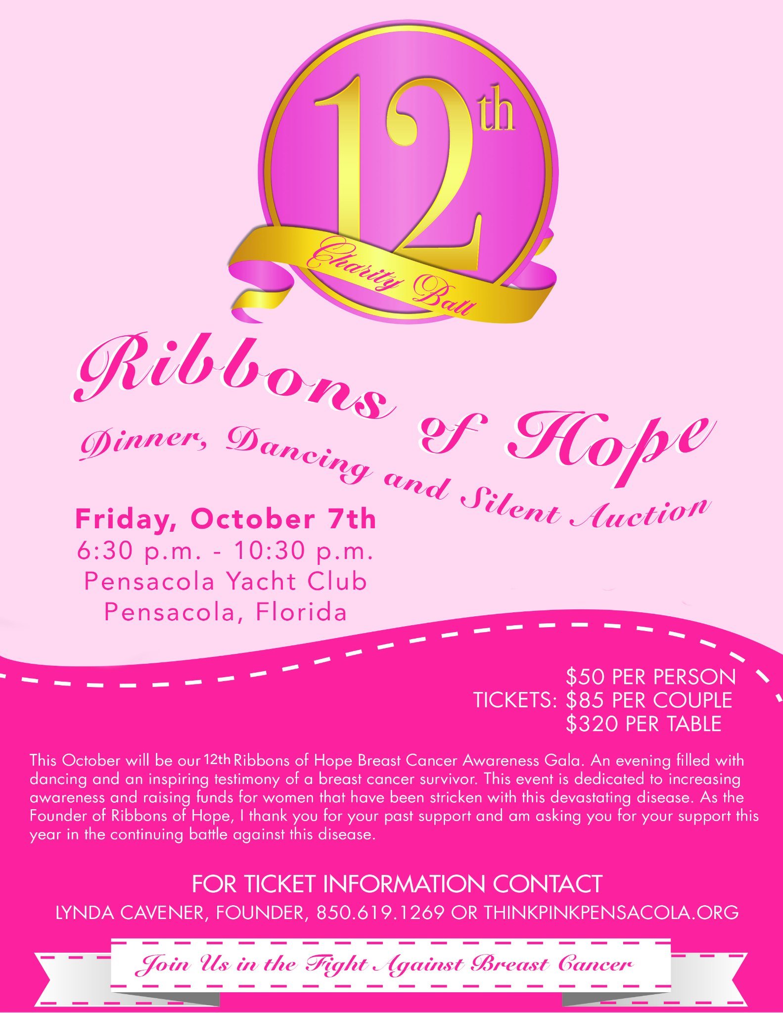 Ribbons of Hope Per Table