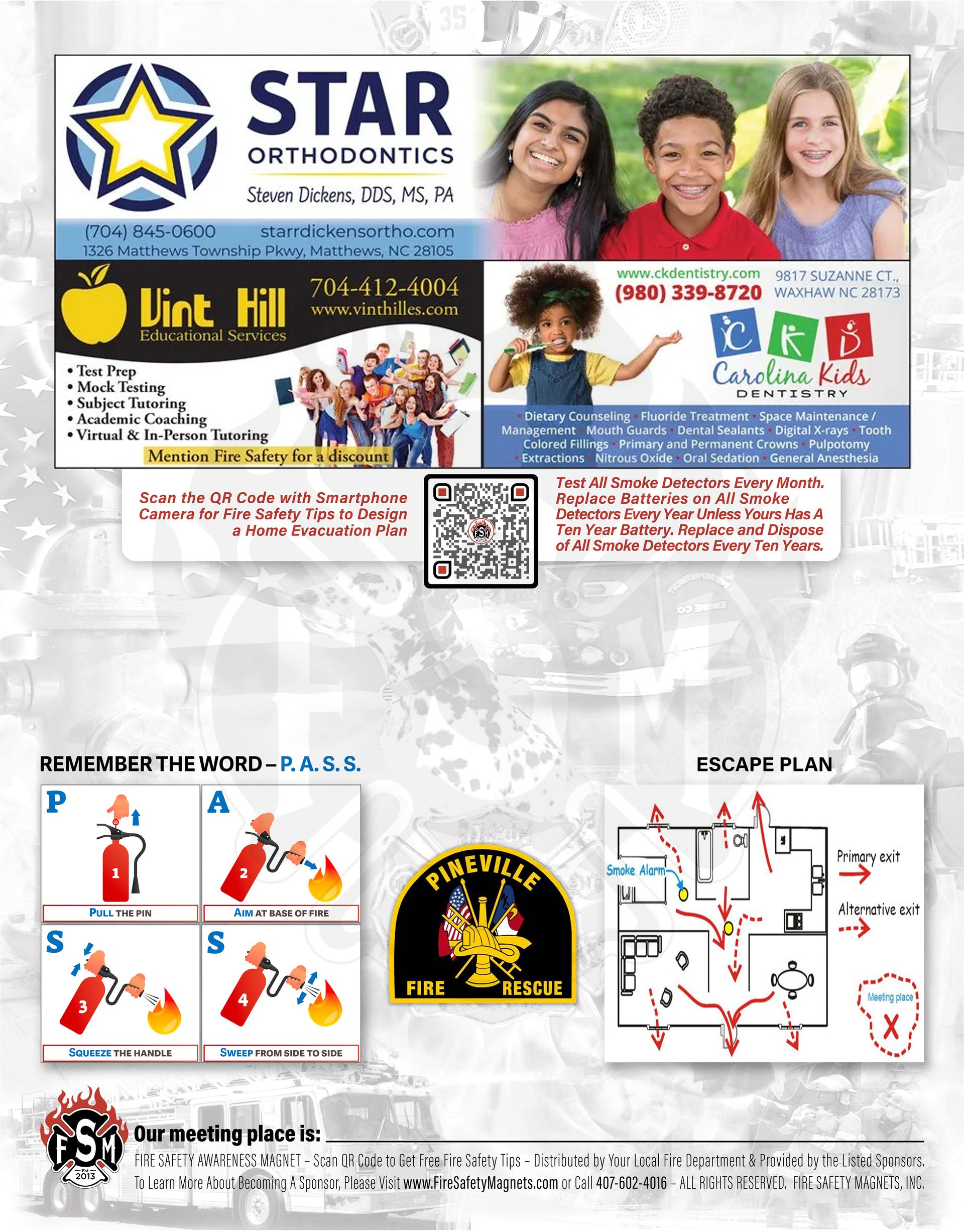 Fire Safety Magnets | Direct Promotional Products