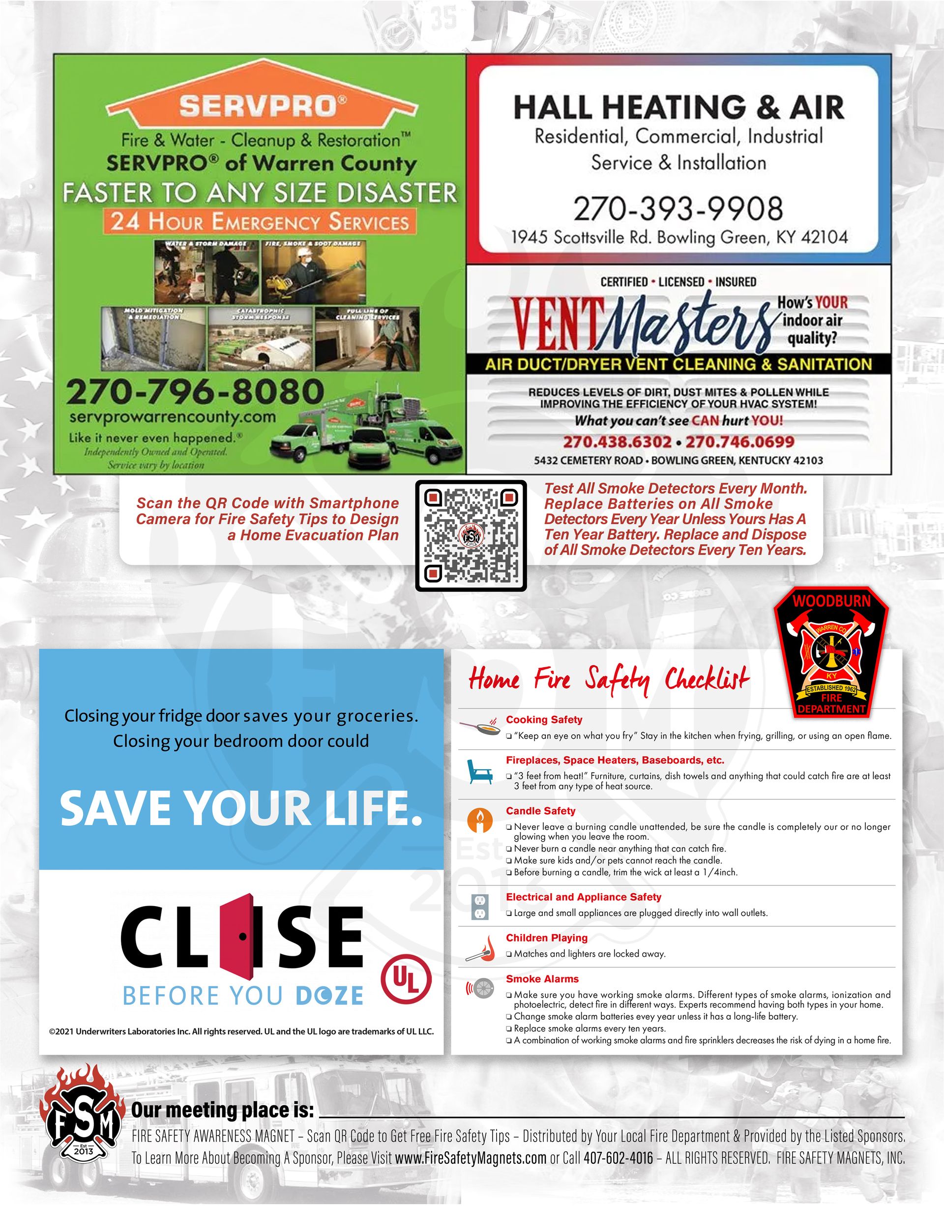 Fire Safety Magnets | Direct Promotional Products