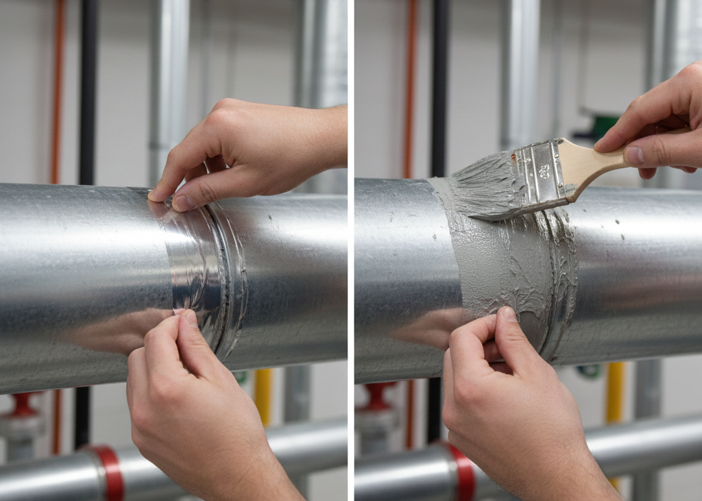 The Best Way to Seal Ducts: Tape vs. Mastic and Why It Matters