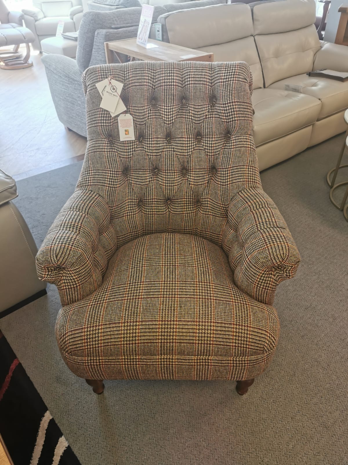 Harris Tweed Accent Chair - Ipswich, Suffolk - Relax Furniture at Bretts
