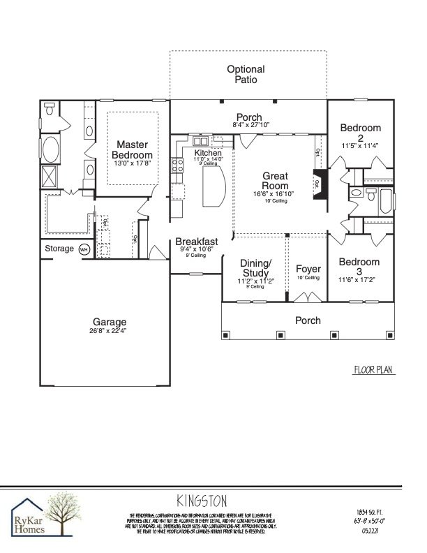 RyKar Homes - Kingston Plan