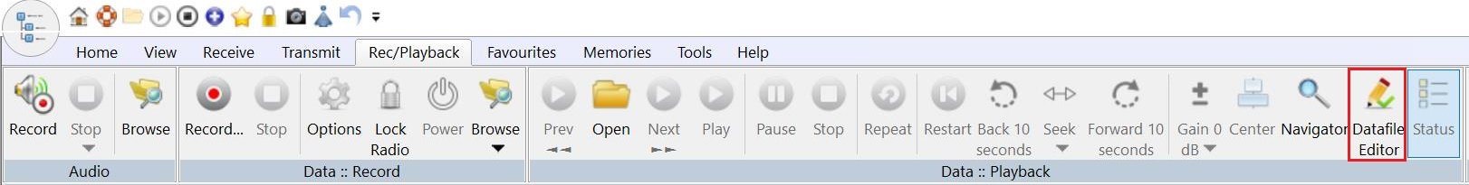 Data File Editor - SDR-Radio.com Ltd. | SDR