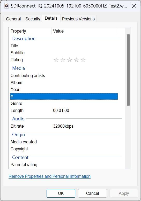 Pluto Temperature, SDRConnect Files (Updated December 19th, 2024)