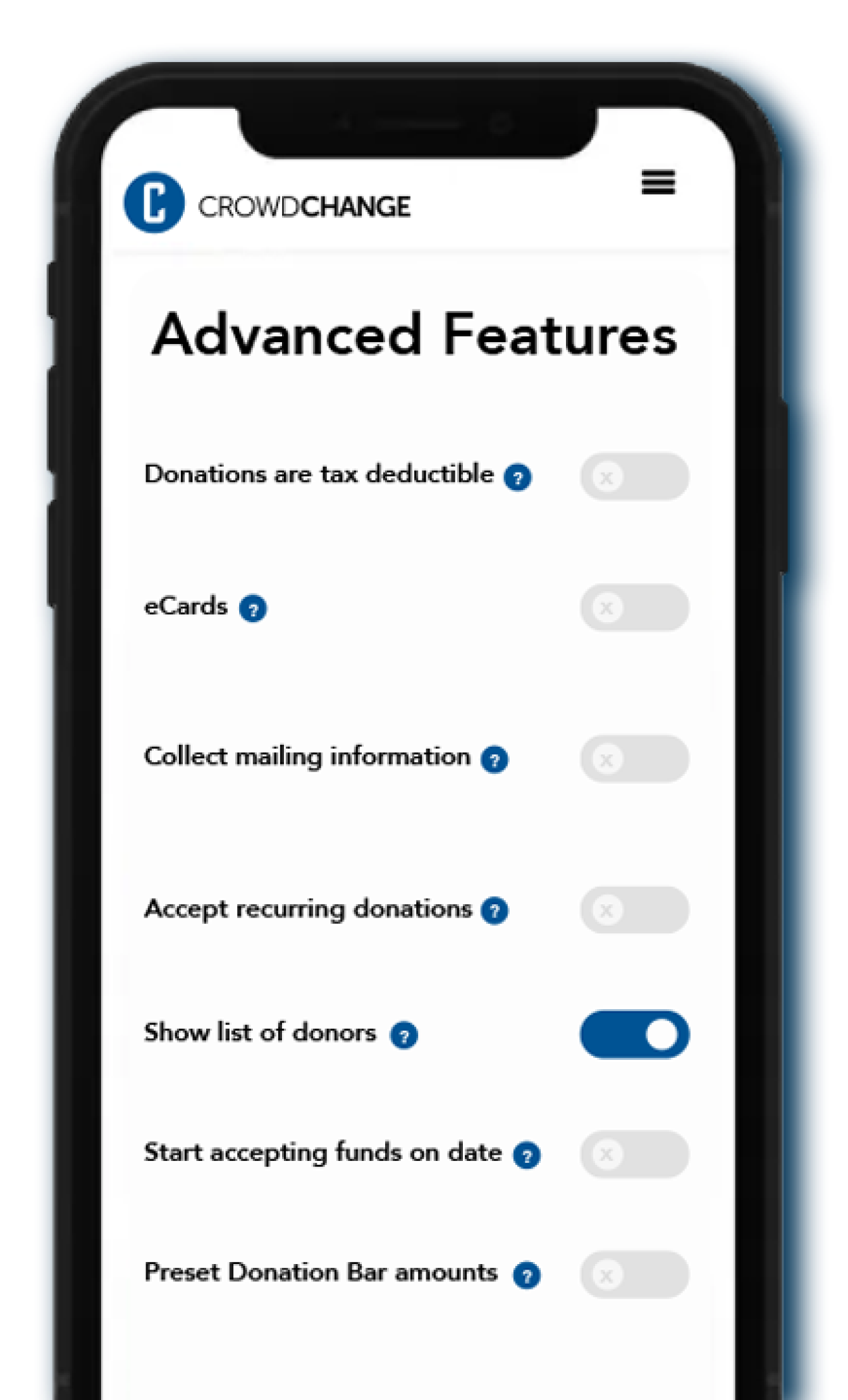 Fundraising Software | CrowdChange | North America