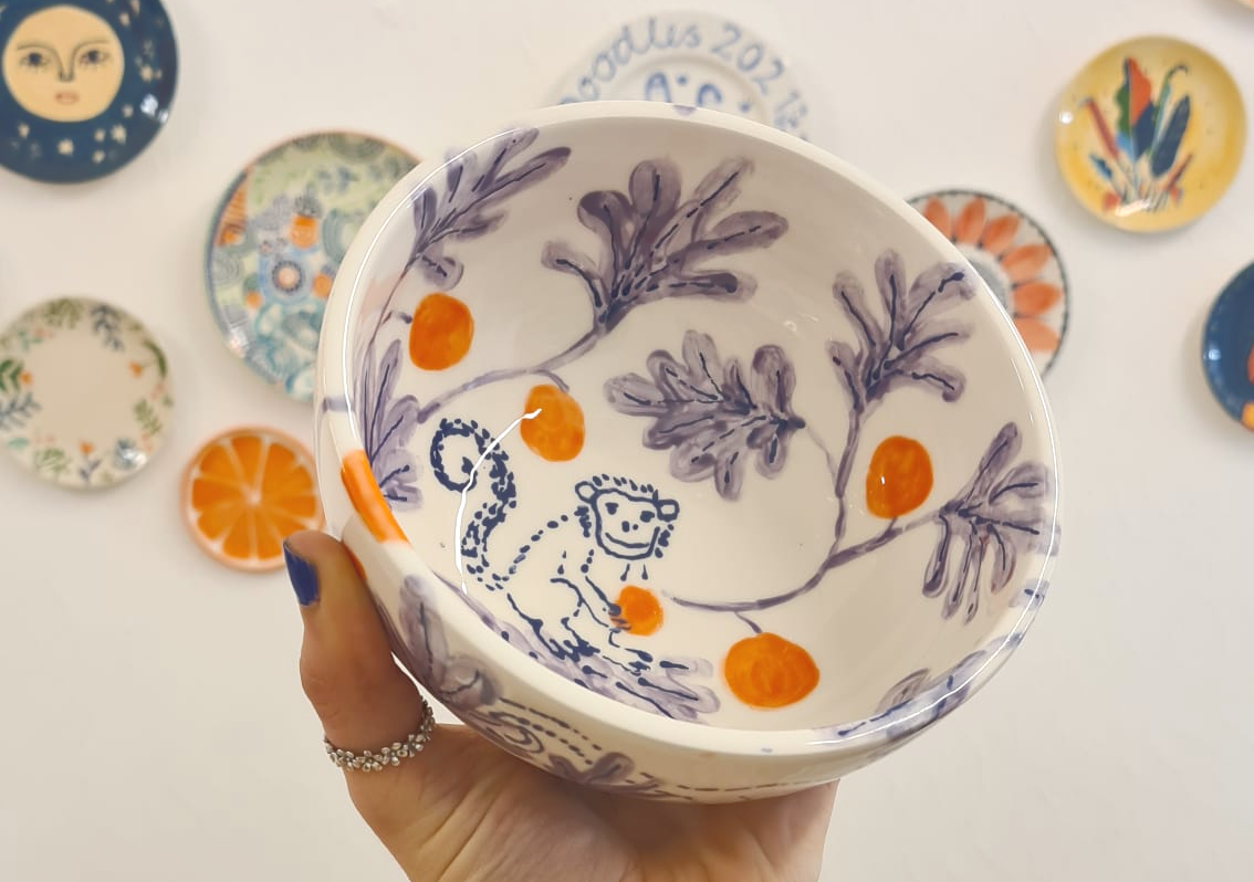 Personalised pottery - Doodles Ceramics