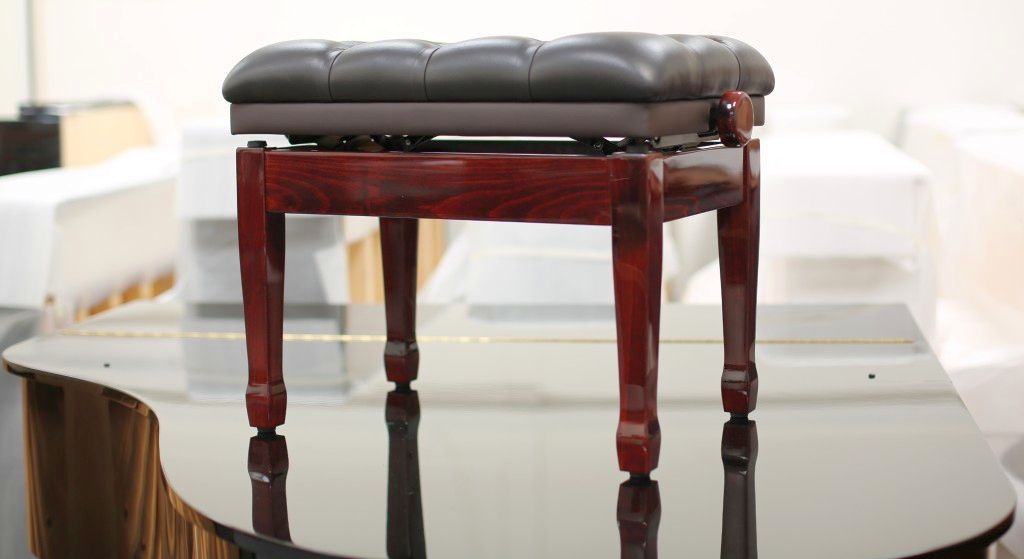 Real Leather Concert Piano Stool