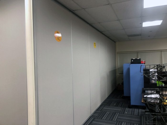 Tri-State Folding Partitions