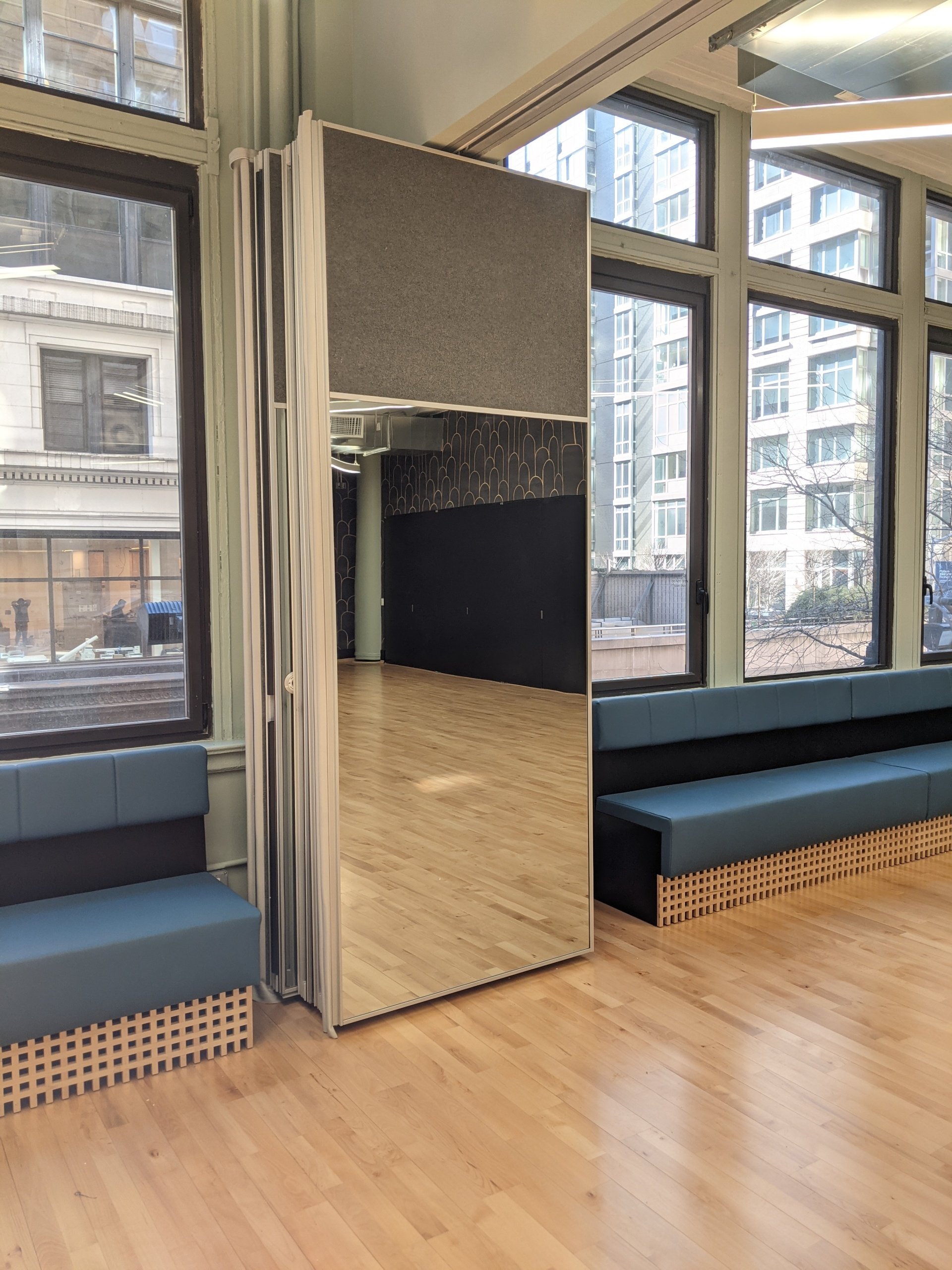 Tri-State Folding Partitions