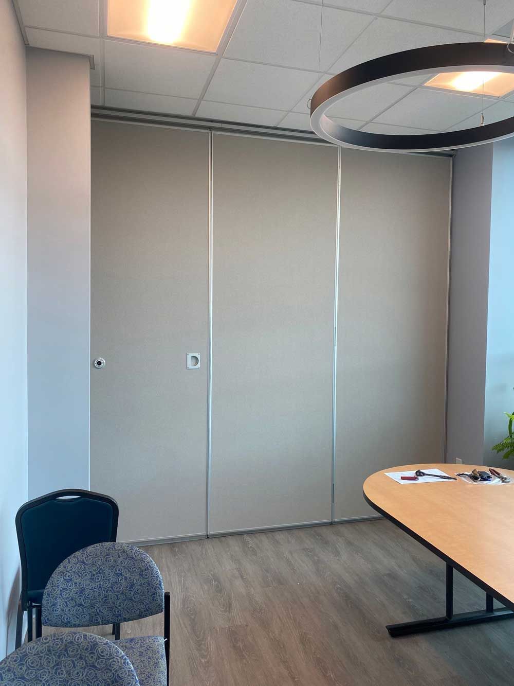 Tri-State Folding Partitions