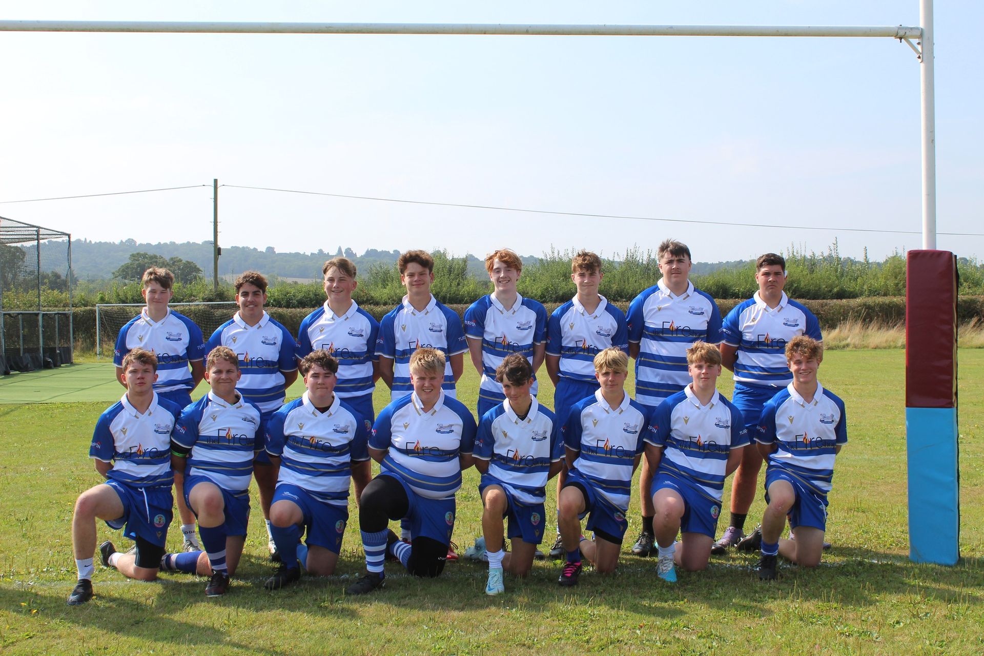 Sponsers for the new kit of Hastings & Bexhill U16's rugby team