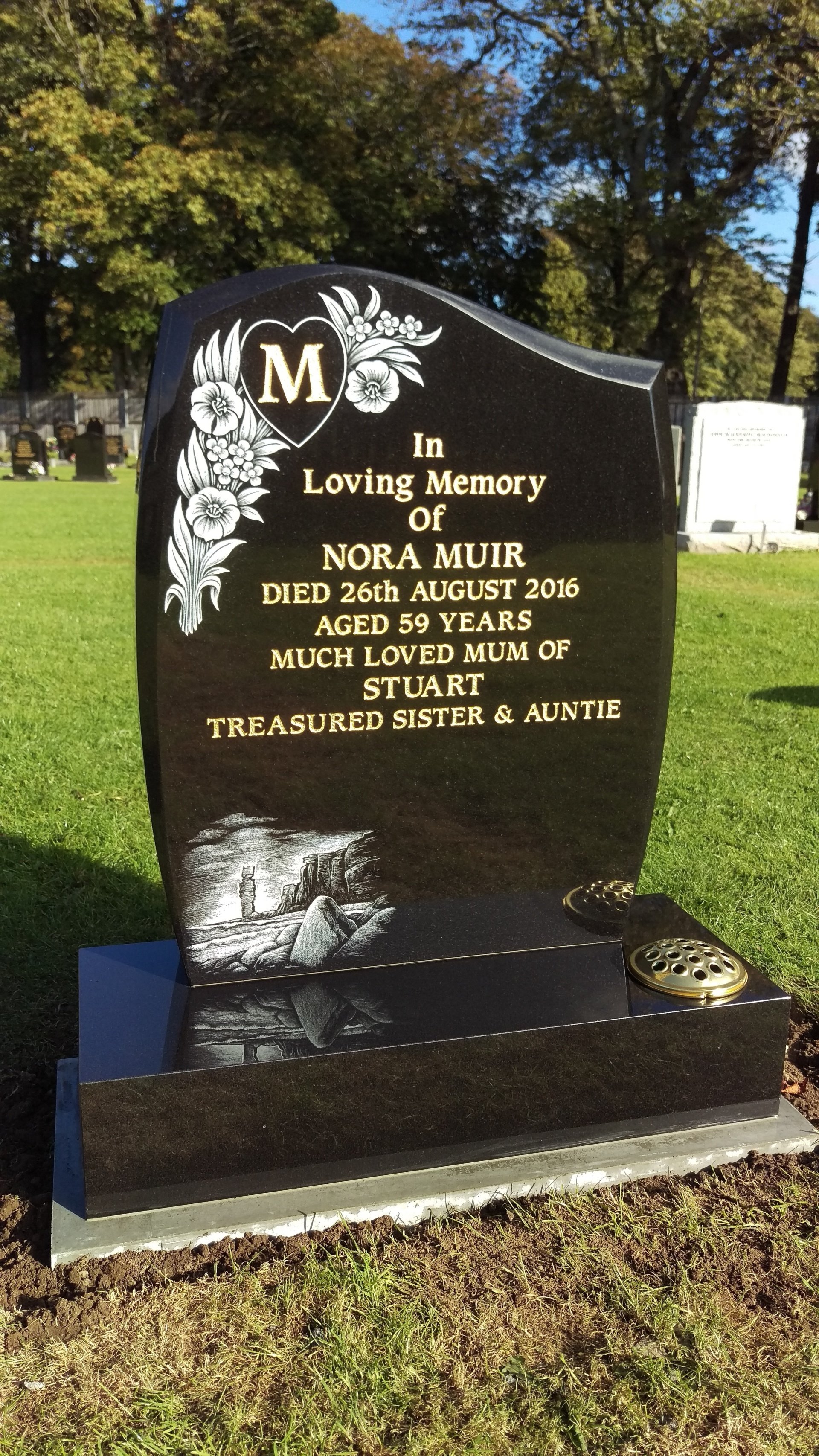 Gravestones | Granite Memorials Aberdeen | Mark Shaw