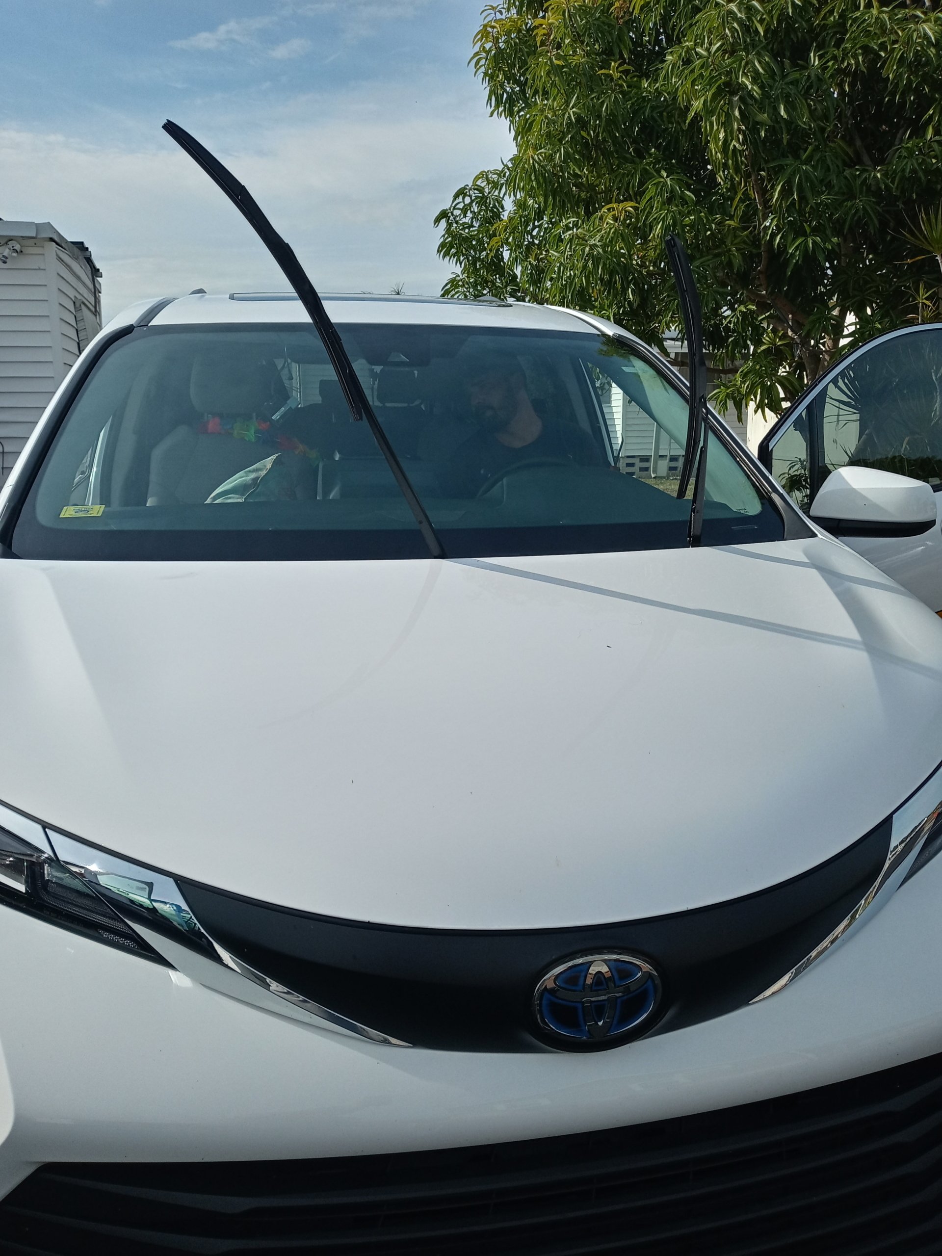 Our work doing auto glass repair and replacement.