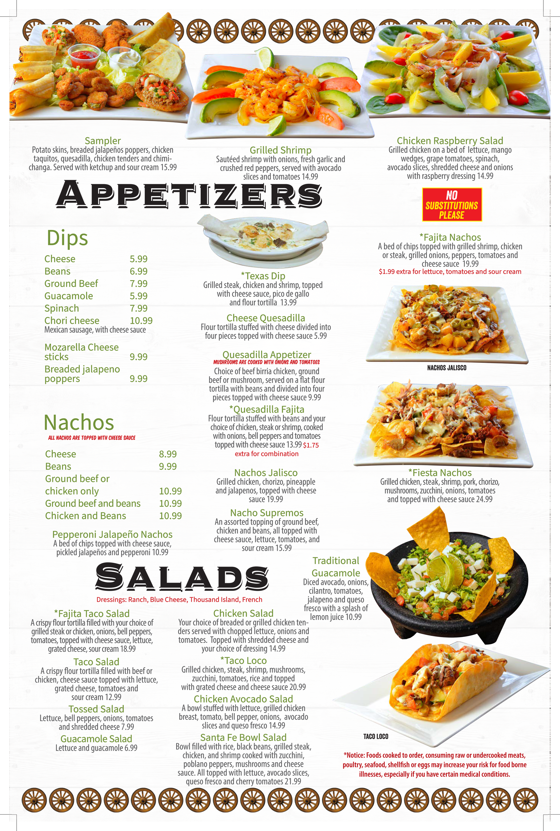 Mexican Food Menu | Parma Heights, OH | Don Ramon