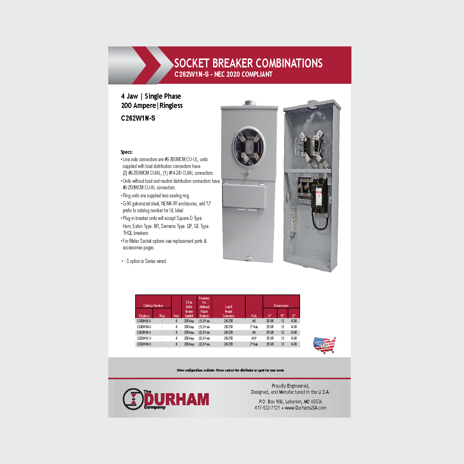 Durham: World Class Electrical Products
