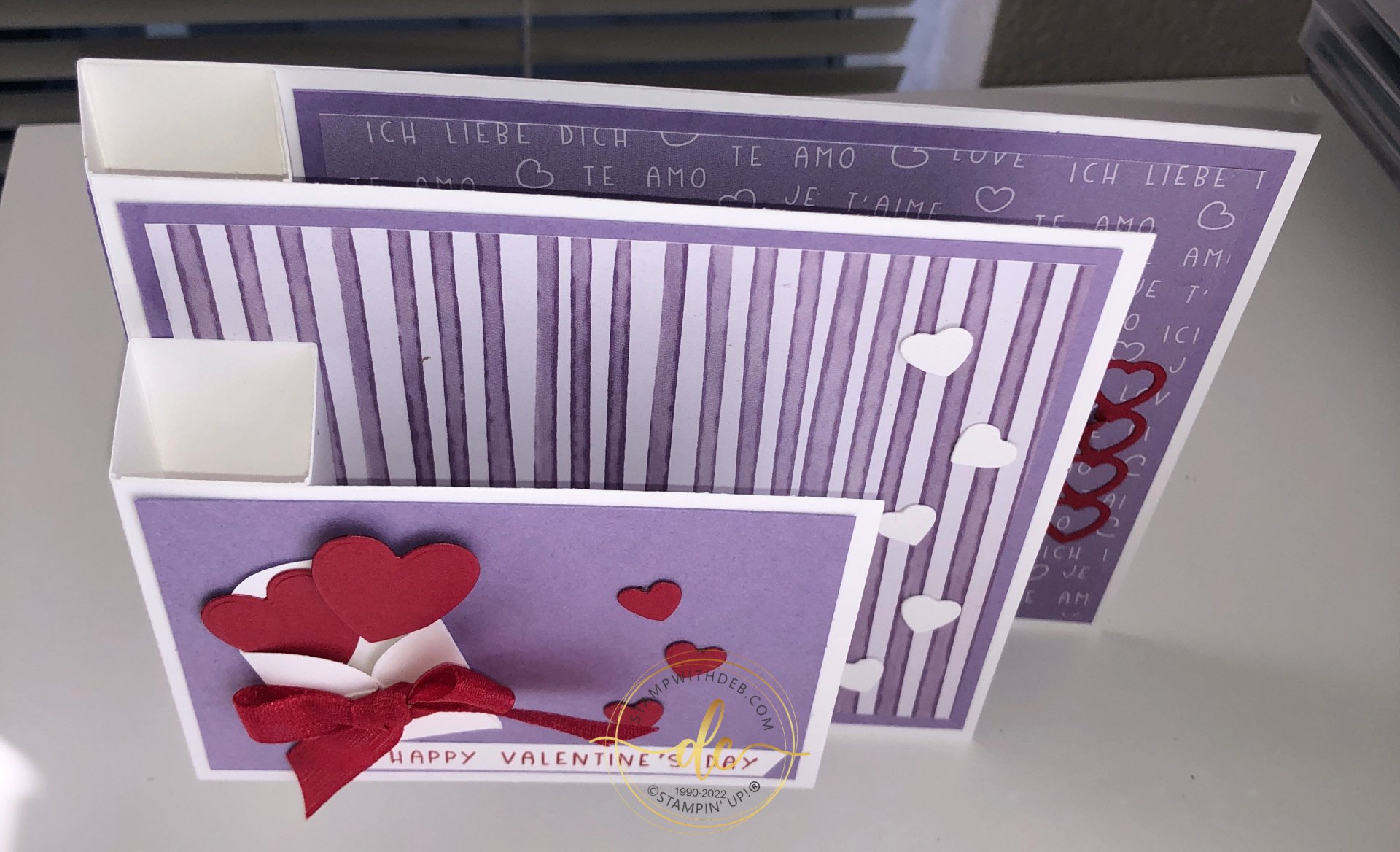 TULIP DOUBLE SIDE STEP POP UP CARD