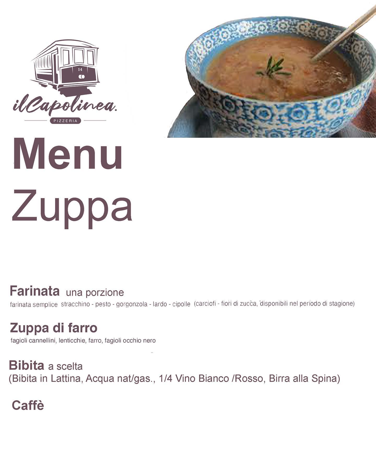 Menù pizzeria | La Spezia | Pizzeria Capolinea