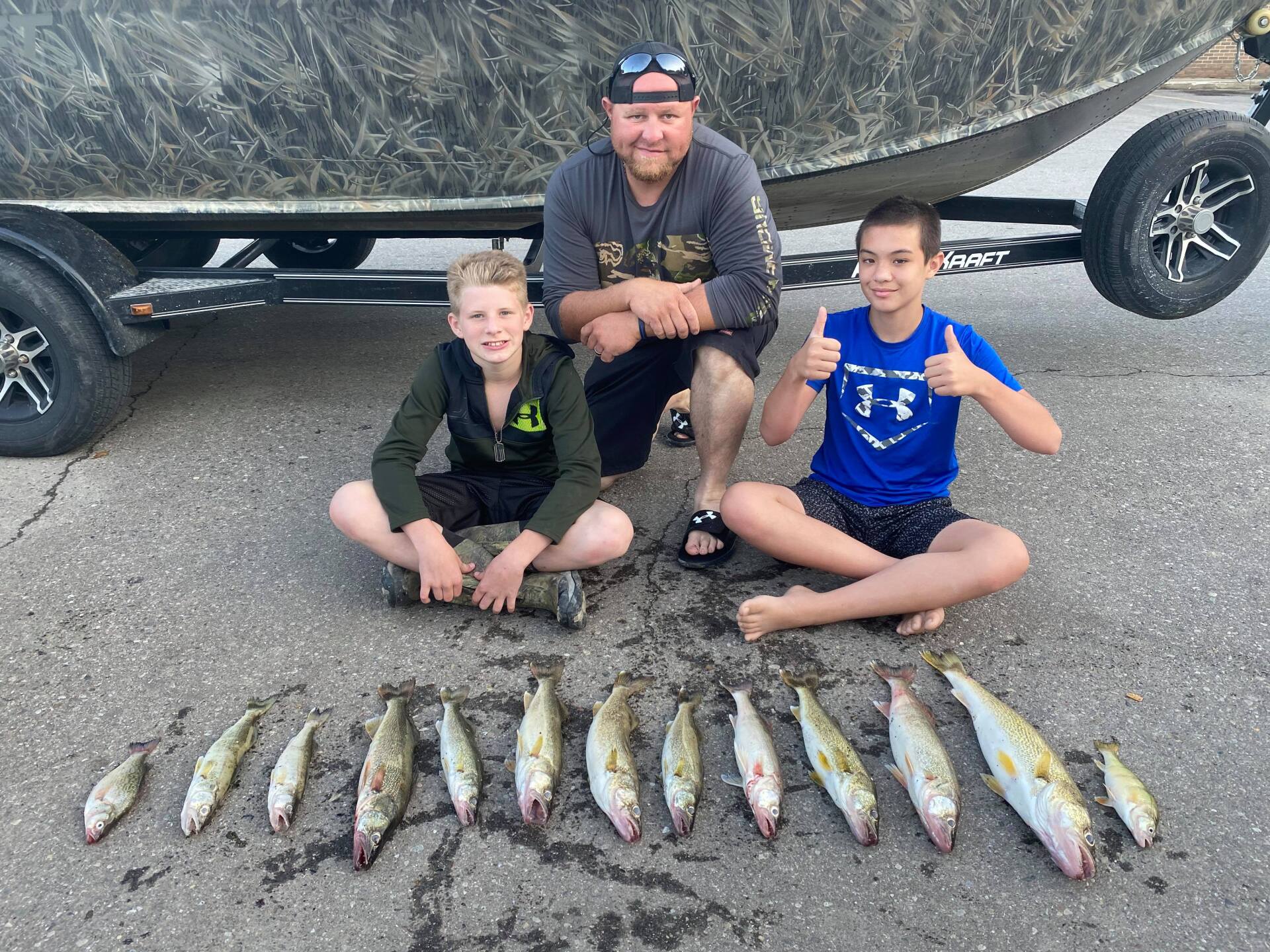Guided Walleye Fishing - Chartered Walleye Trips