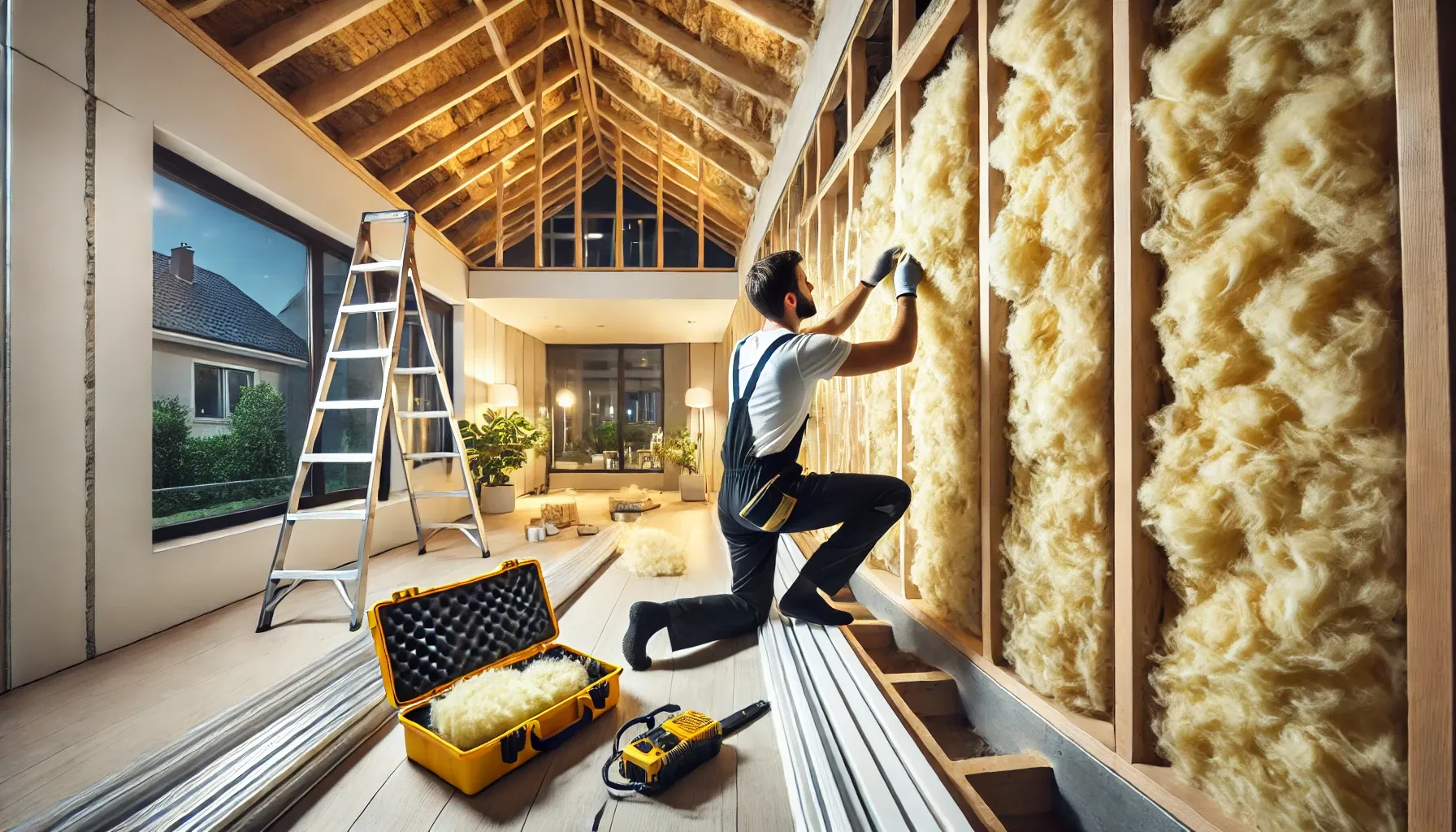 Insulation Installation - Fiberglass - Spray Foam