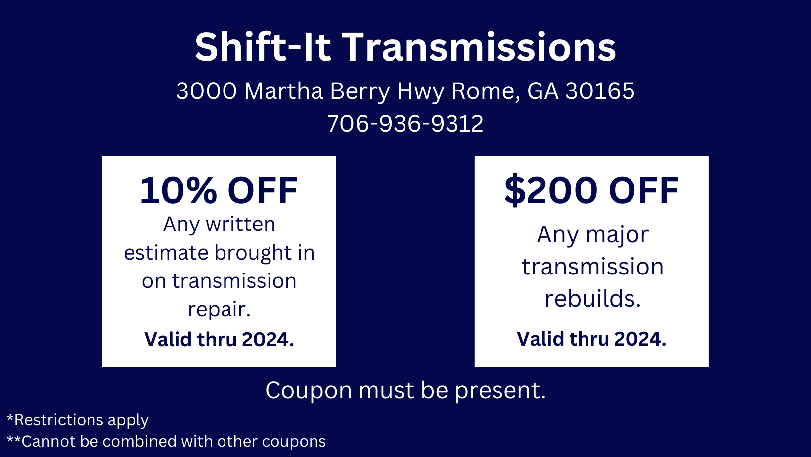 Home | Shift It Transmissions