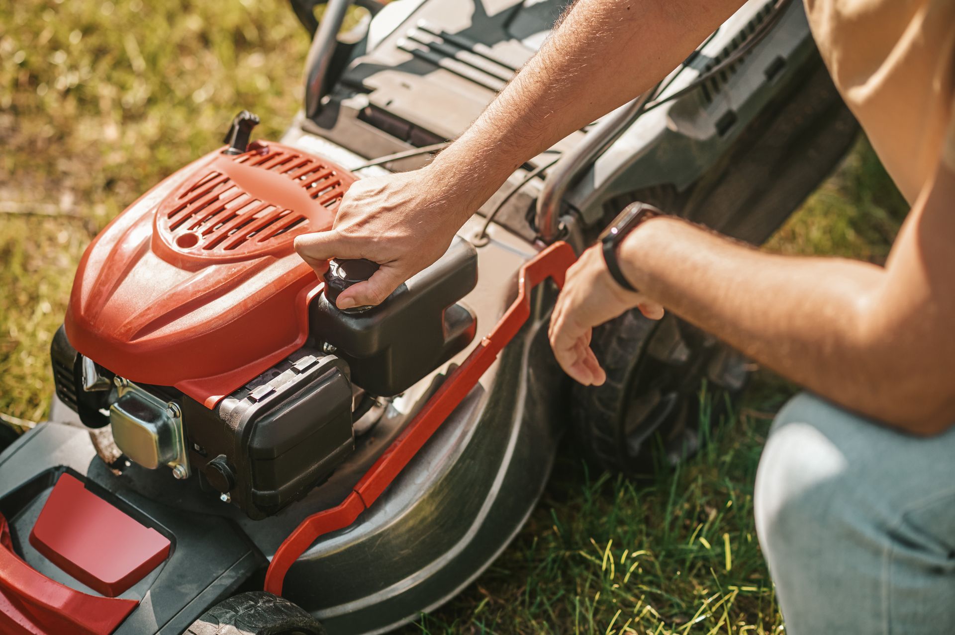 Petrol Lawn Mower in Perth | Sanderson Engineering
