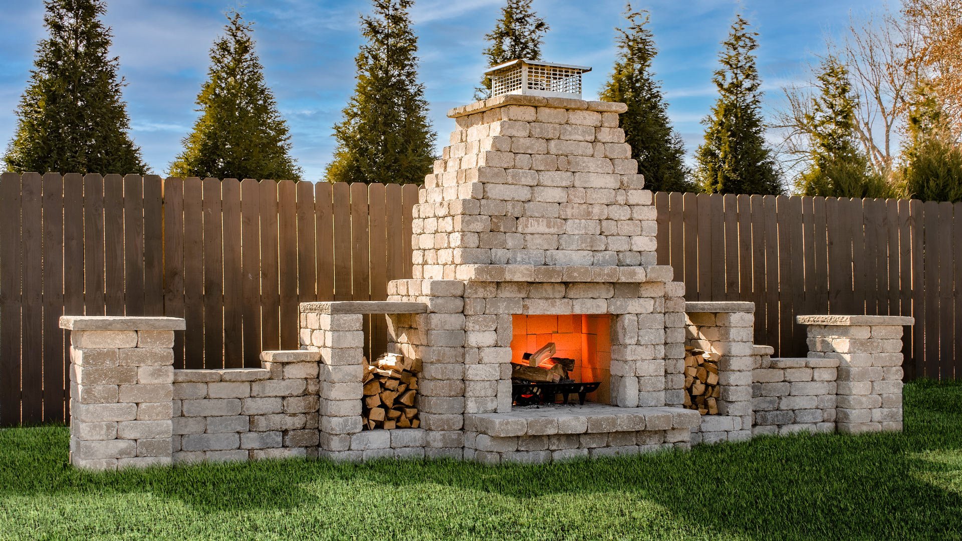 Affordable DIY Outdoor Fireplace Kits