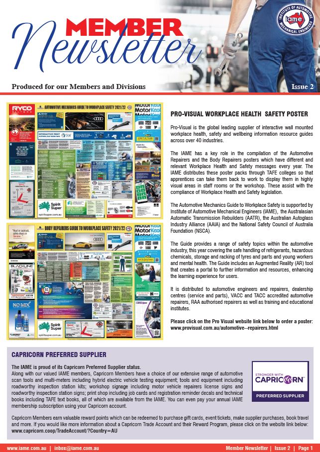 Member Newsletter - Issue 2