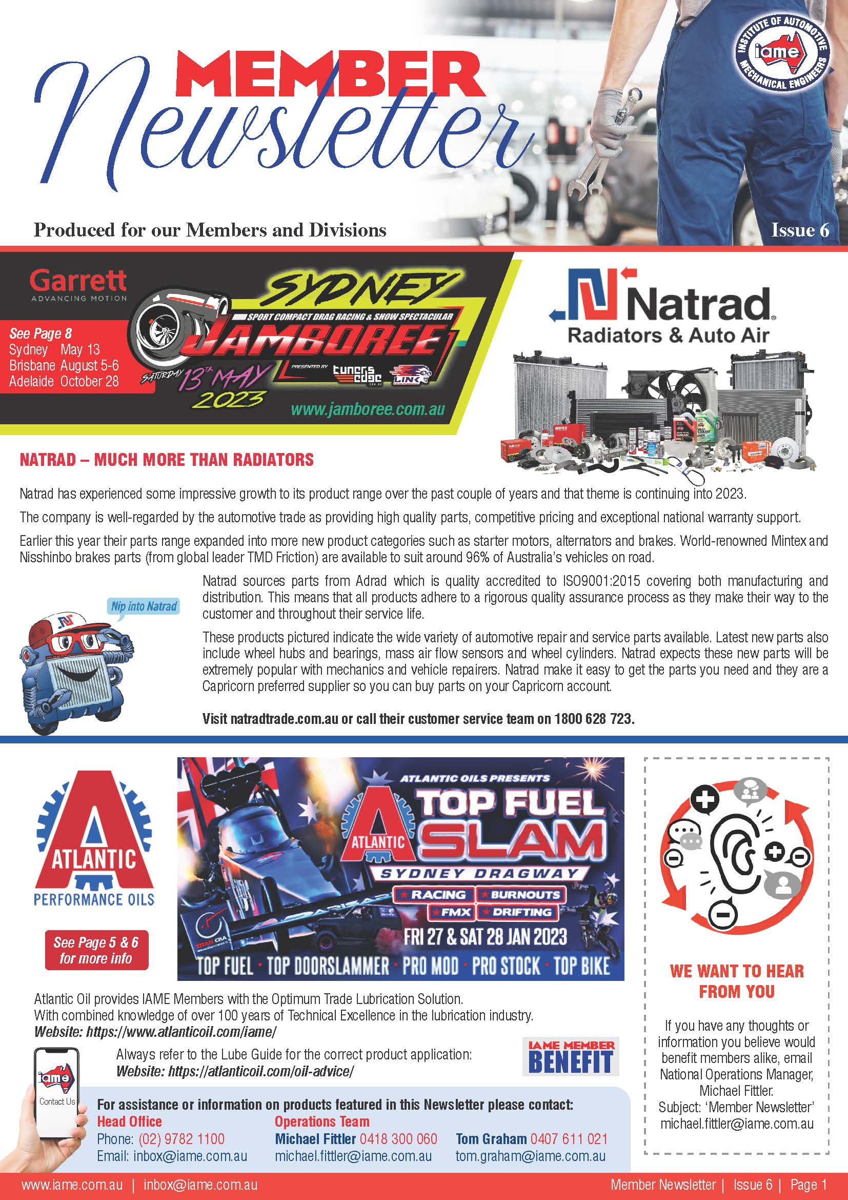 Member Newsletter - Issue 6