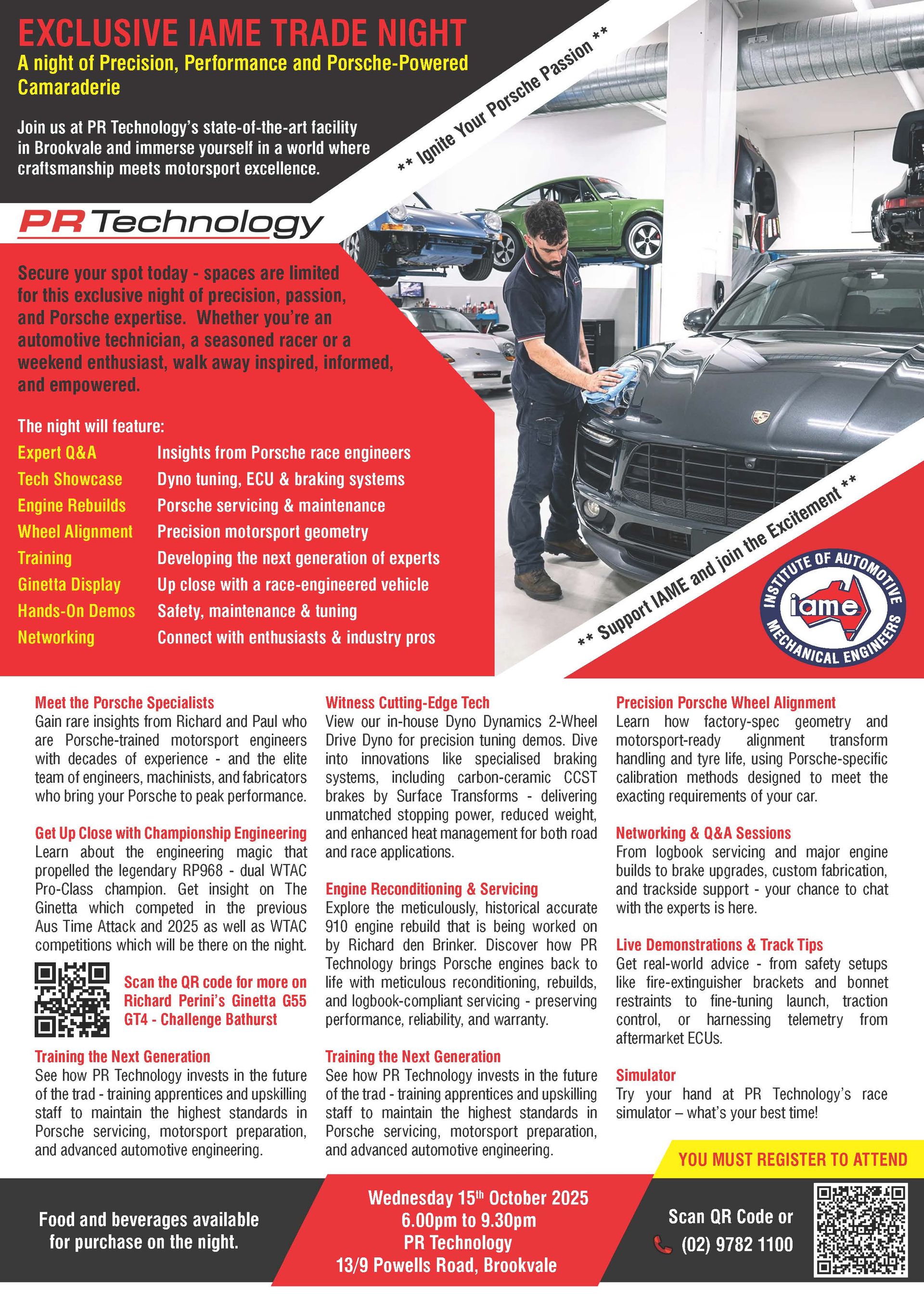 IAME Trade Night: PR Technology