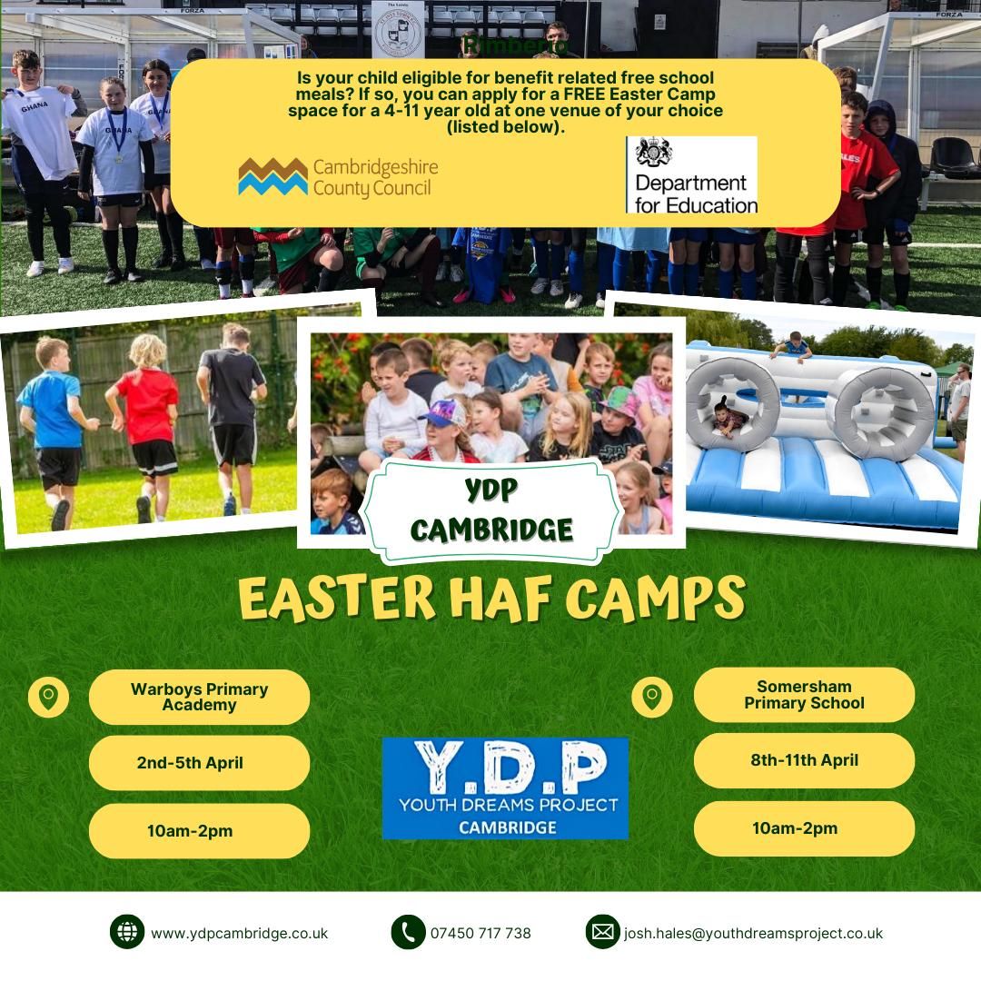 Book onto a Camp | YDP Cambridge