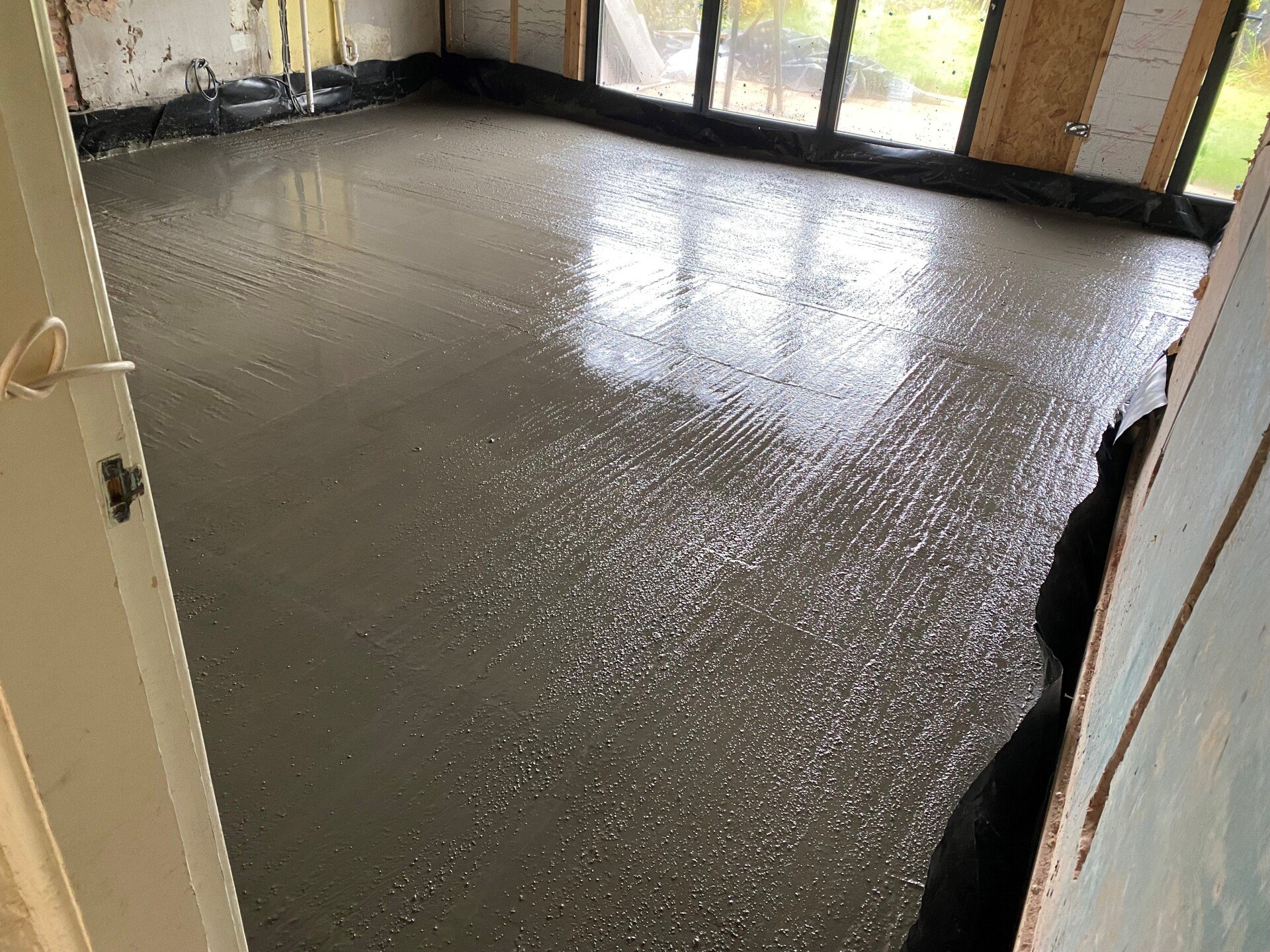 Underfloor Heating & Sand & Cement Screed Project in Disley, Cheshire