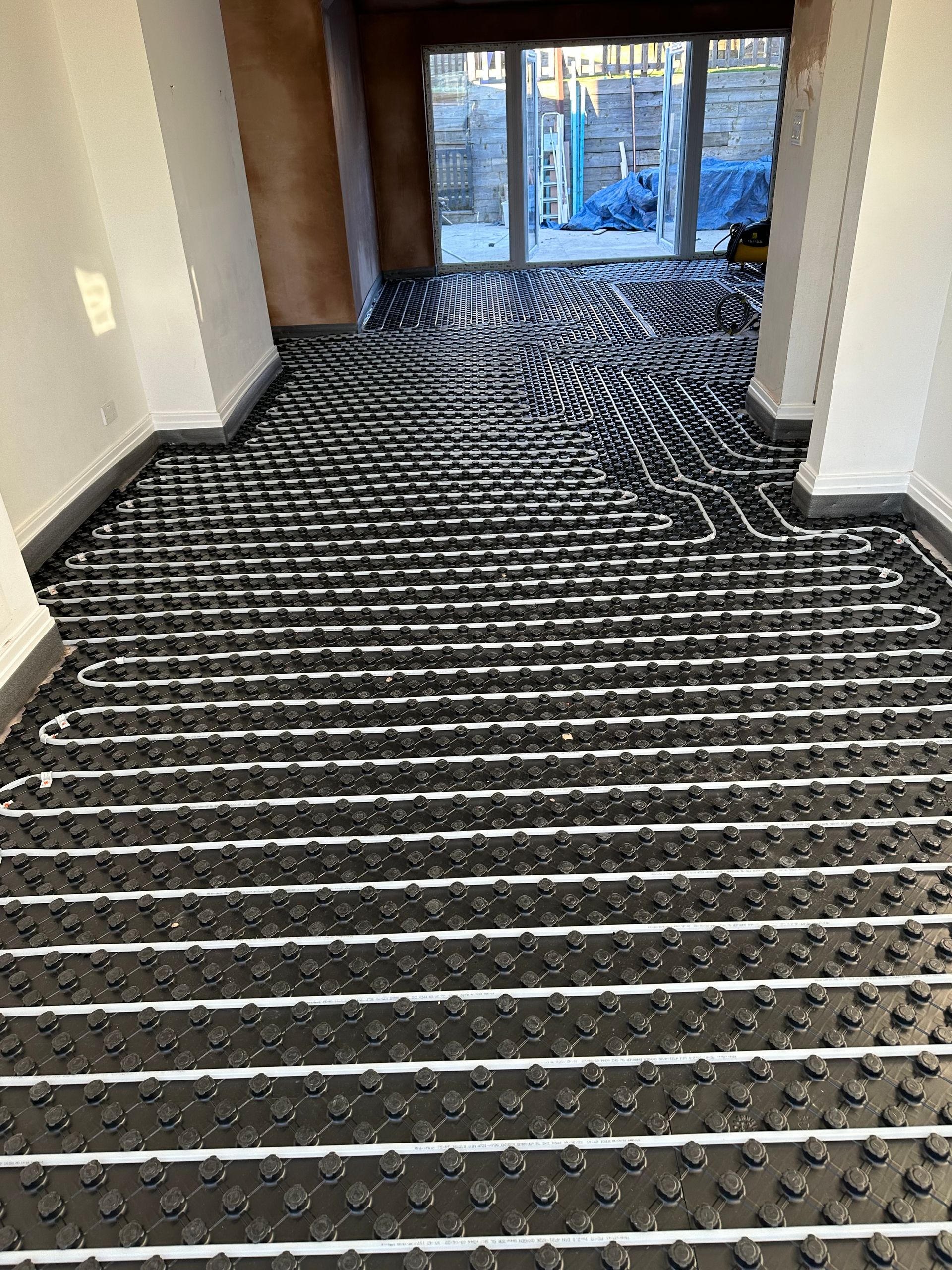 Low Profile Underfloor Heating System and Sand and Cement Screed in Darwen