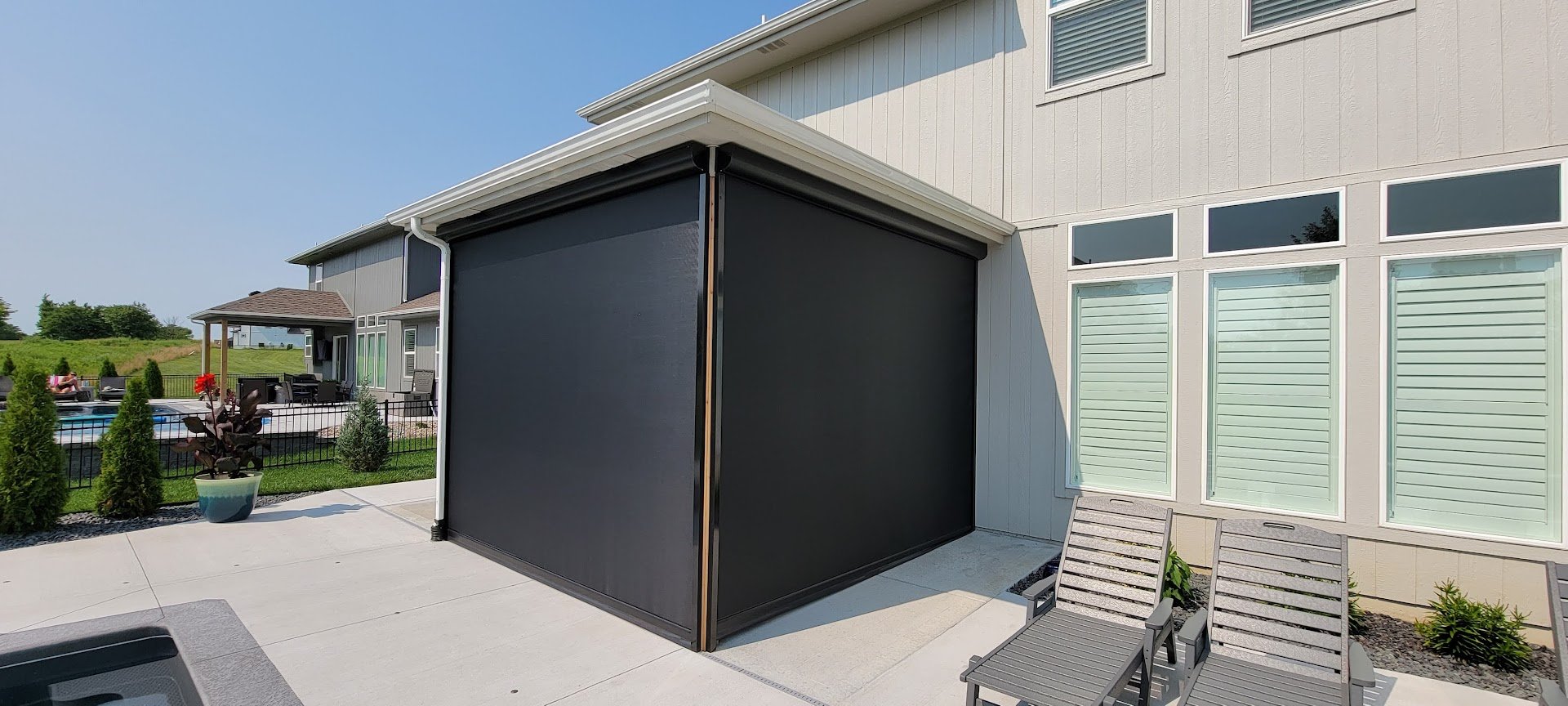 Exterior Patio Shades Peoria & Bloomington IL by Solar Shield