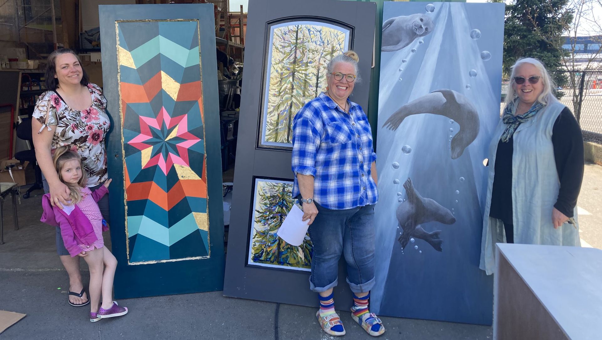 Sooke Artists Help Open Doors for Habitat for Humanity