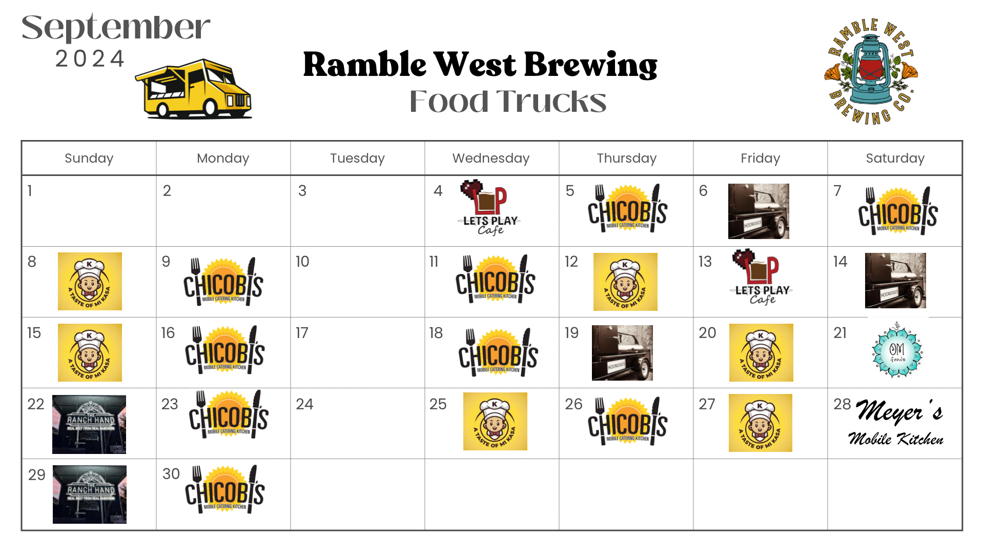 Food | Enjoy a beer & local food at Ramble West Brewing