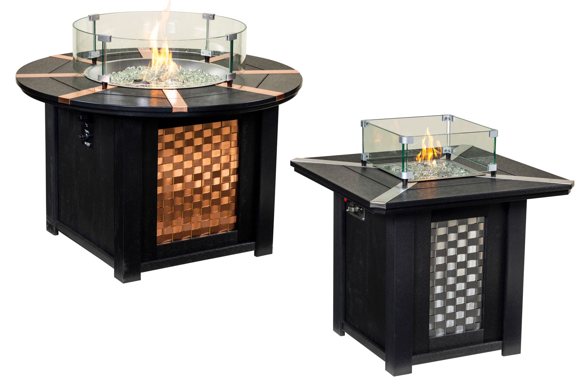 Gas Fire Pit Tables - Amish-Made Outdoor Fire Tables
