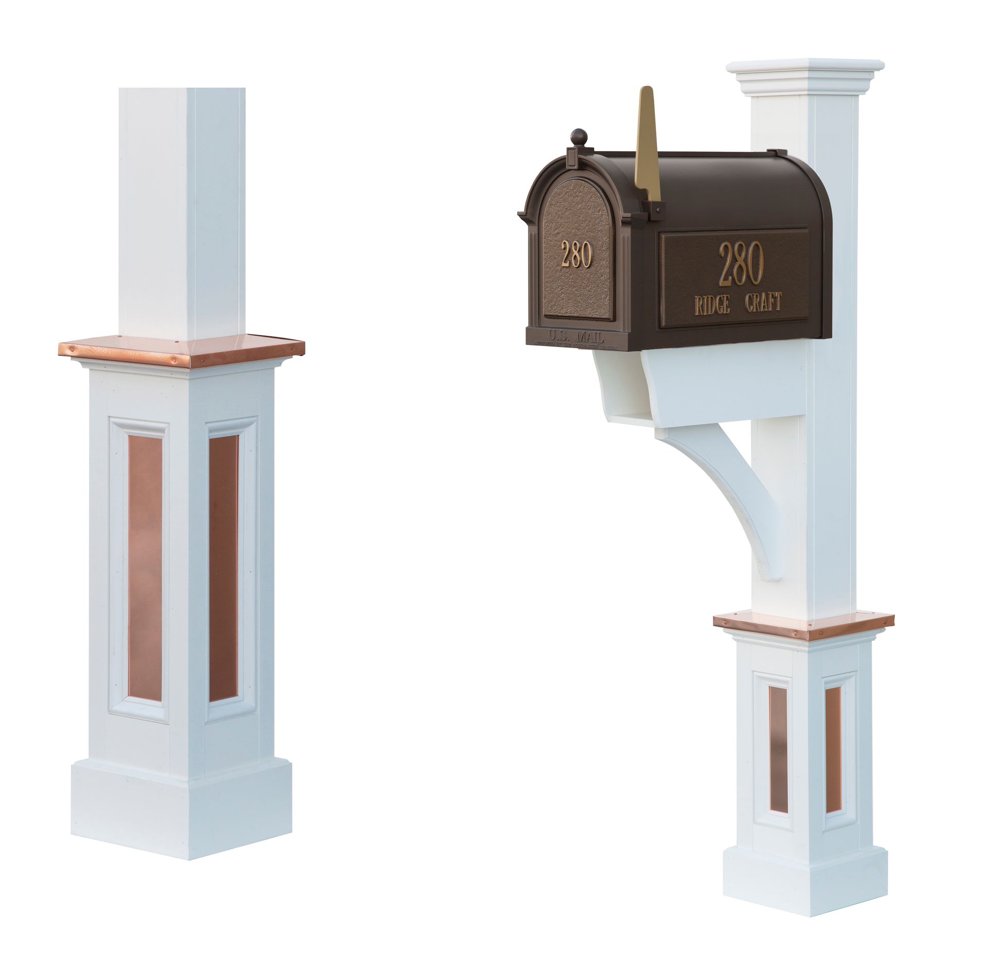 Mailbox Post Options | Amish-Made Mailbox Posts for Sale