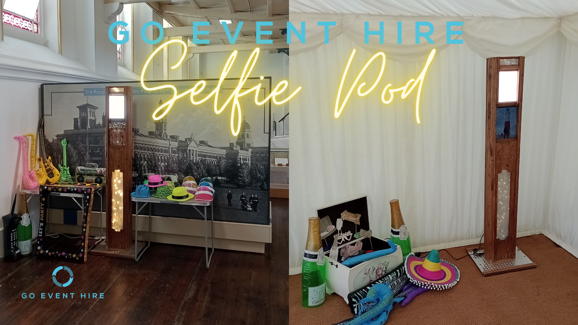 Hampshire Selfie Pod Photo Booth hire