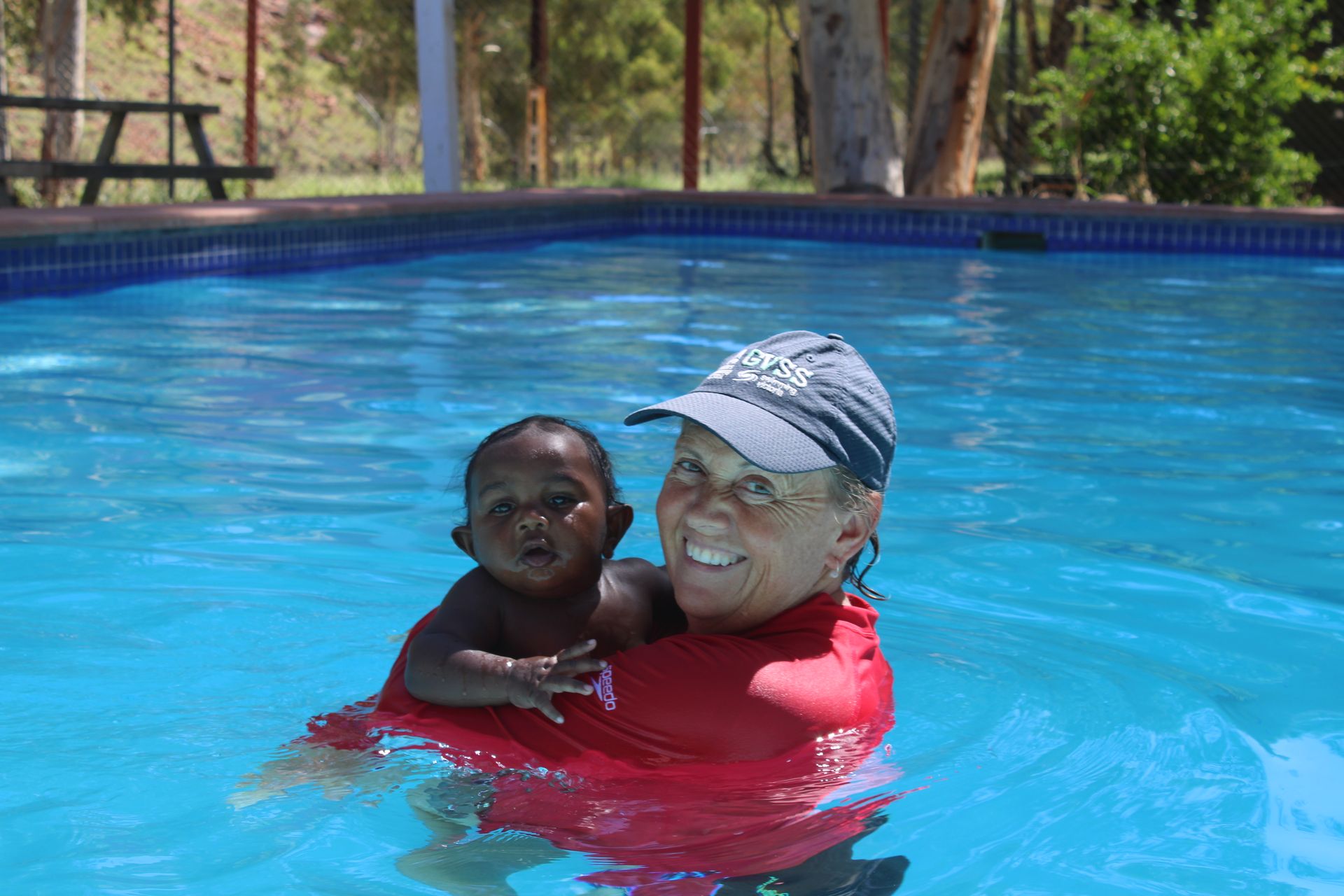 Volunteer swim teacher makes an impact