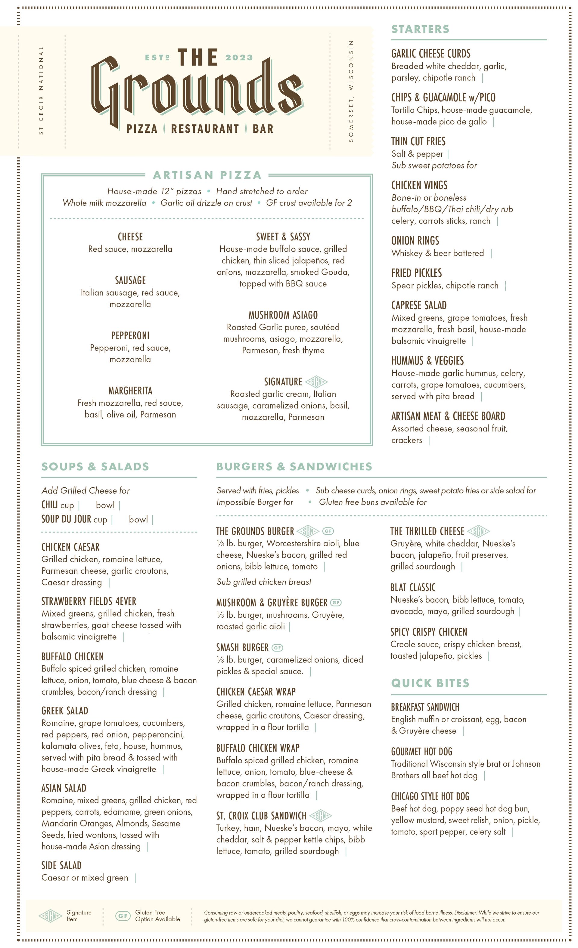 Restaurant In Somerset WI, Hudson WI & Stillwater MN | Book A Table