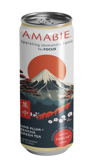AMABIE Sparkling Tonic Natural Drink Energy & Wellness