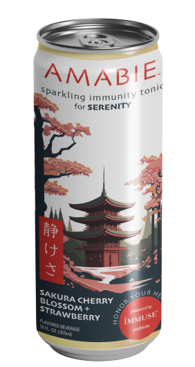 AMABIE Sparkling Tonic Natural Drink Energy & Wellness