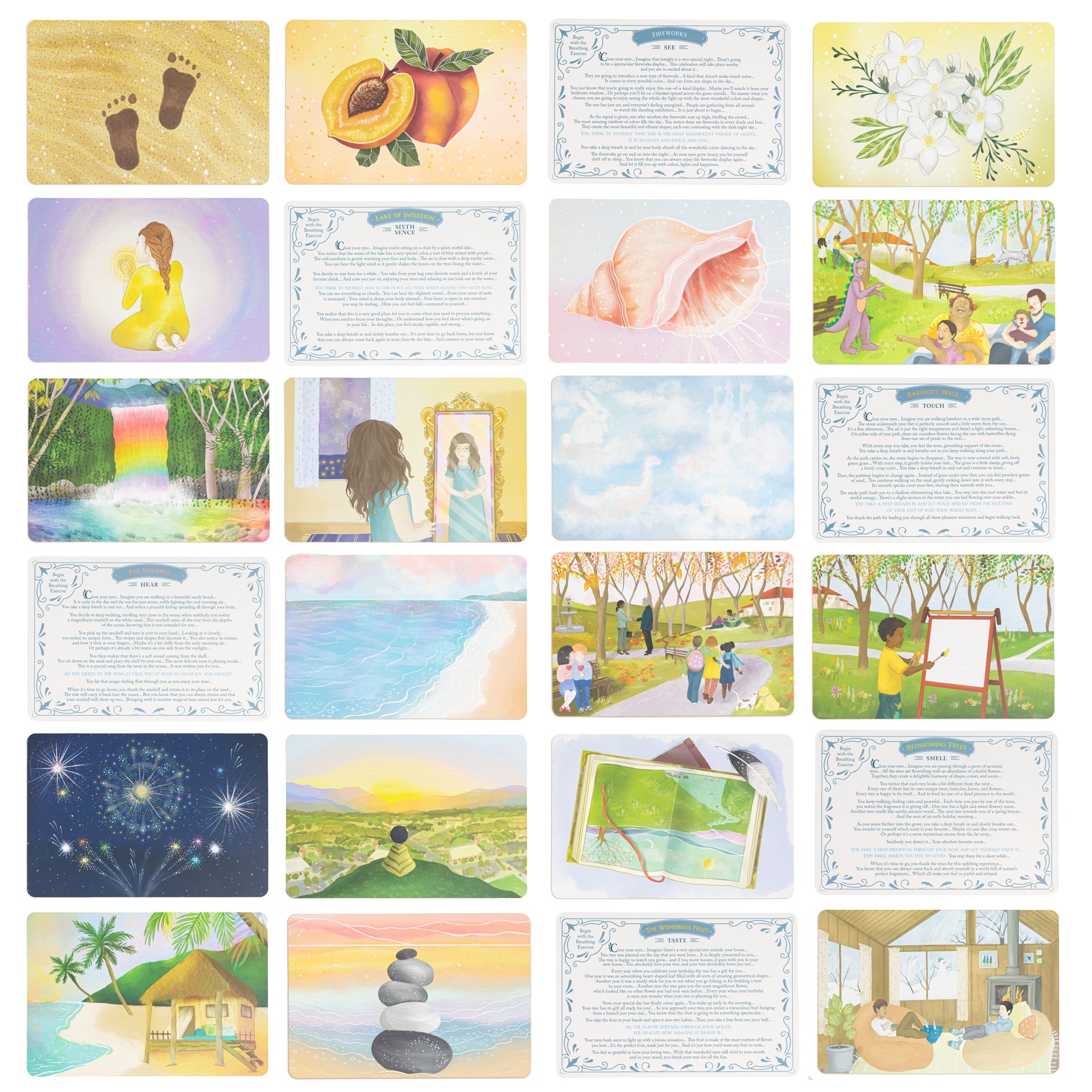 Imagine Meditation Cards for Kids - The Cards